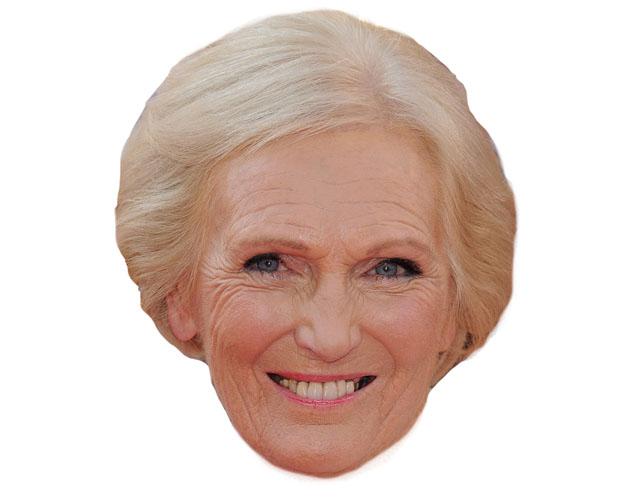Mary Berry mask - Lifesize Celebrity Cutouts