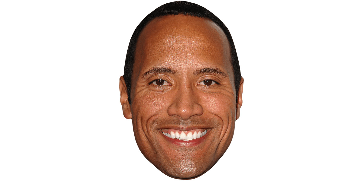 Dwayne 'The Rock' Johnson (Smile) Celebrity Mask
