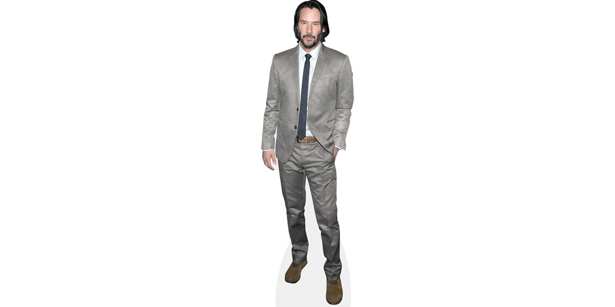 Keanu Reeves (Grey Suit) Cardboard Cutout