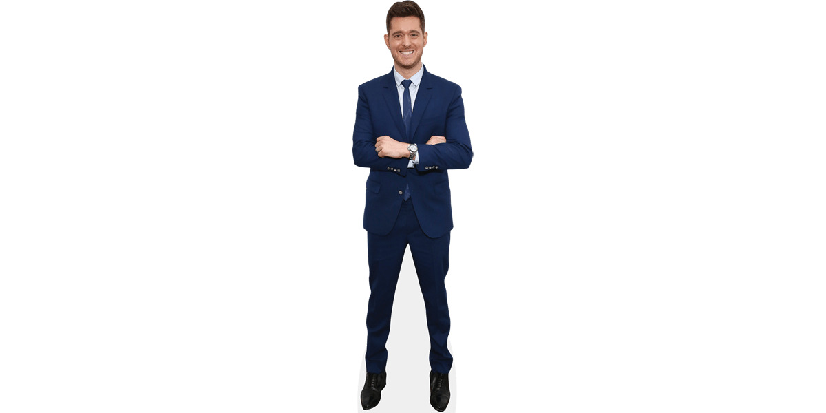 Michael Buble (Blue Suit) Cardboard Cutout