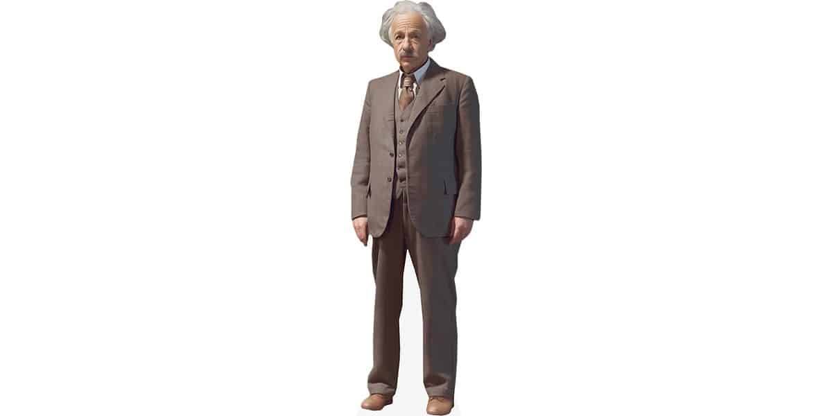 Albert Einstein (Suit) Cardboard Cutout