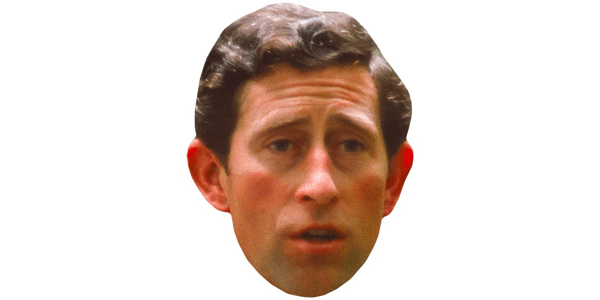 HM King Charles III (Young) Mask