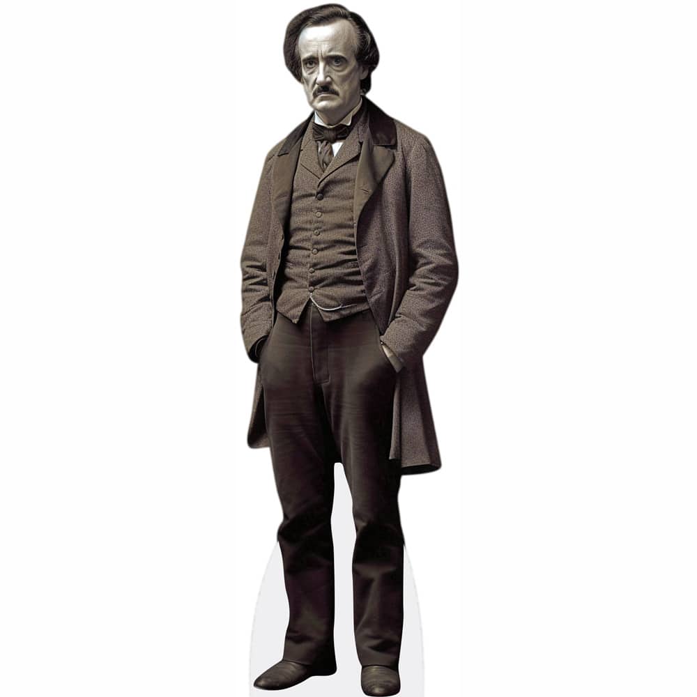 Edgar Allan Poe (Suit) Cardboard Cutout