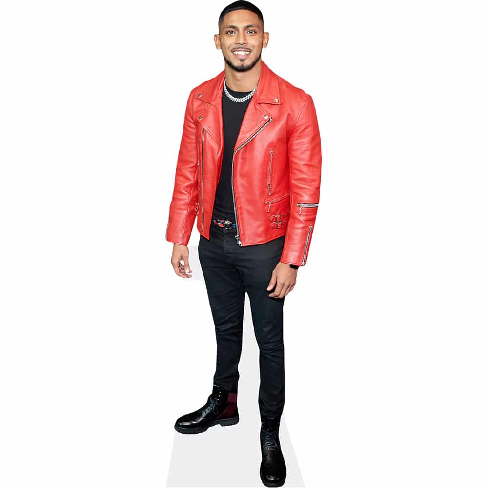 Sean Sagar (Red Jacket) Cardboard Cutout