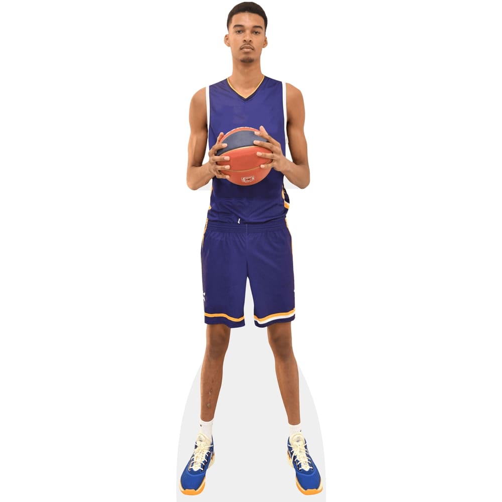Victor Wembanyama (Ball) Cardboard Cutout