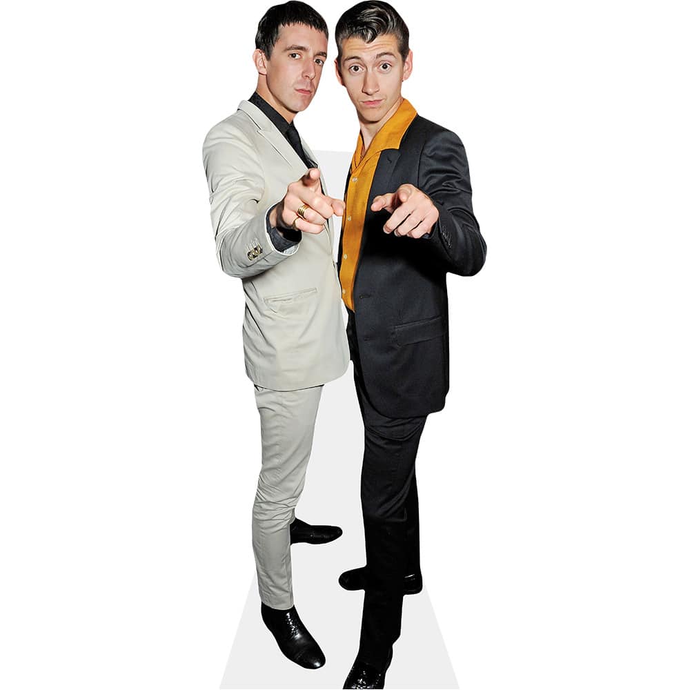 Miles Kane And Alex Turner (Duo 1) Mini Celebrity Cutout