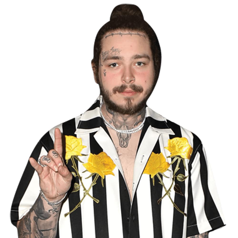 Post Malone (Stripes) Buddy - Torso Up