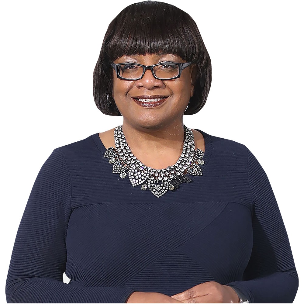 Diane Abbott (Blue Dress) Buddy - Torso Up