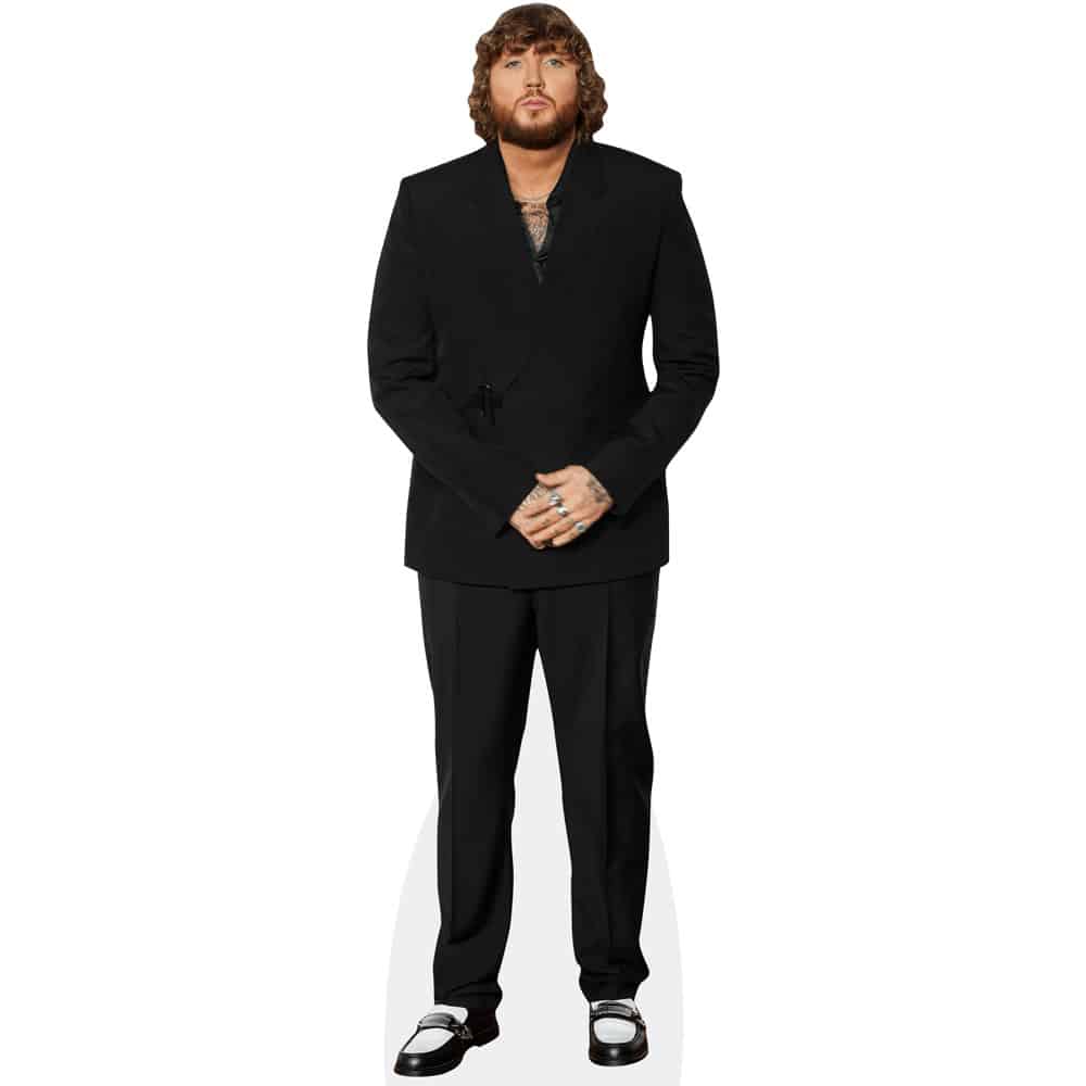 James Arthur (Black Suit) Cardboard Cutout