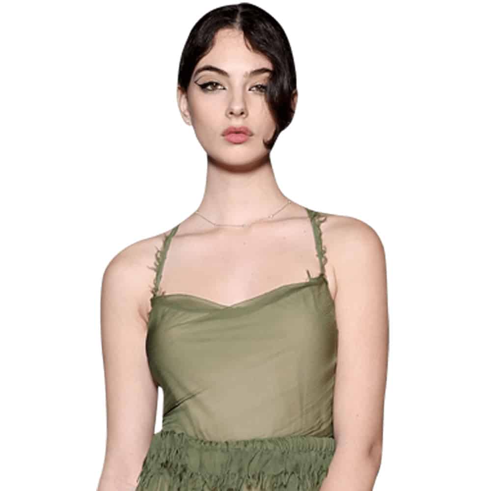 Deva Cassel (Green Dress) Buddy - Torso Up