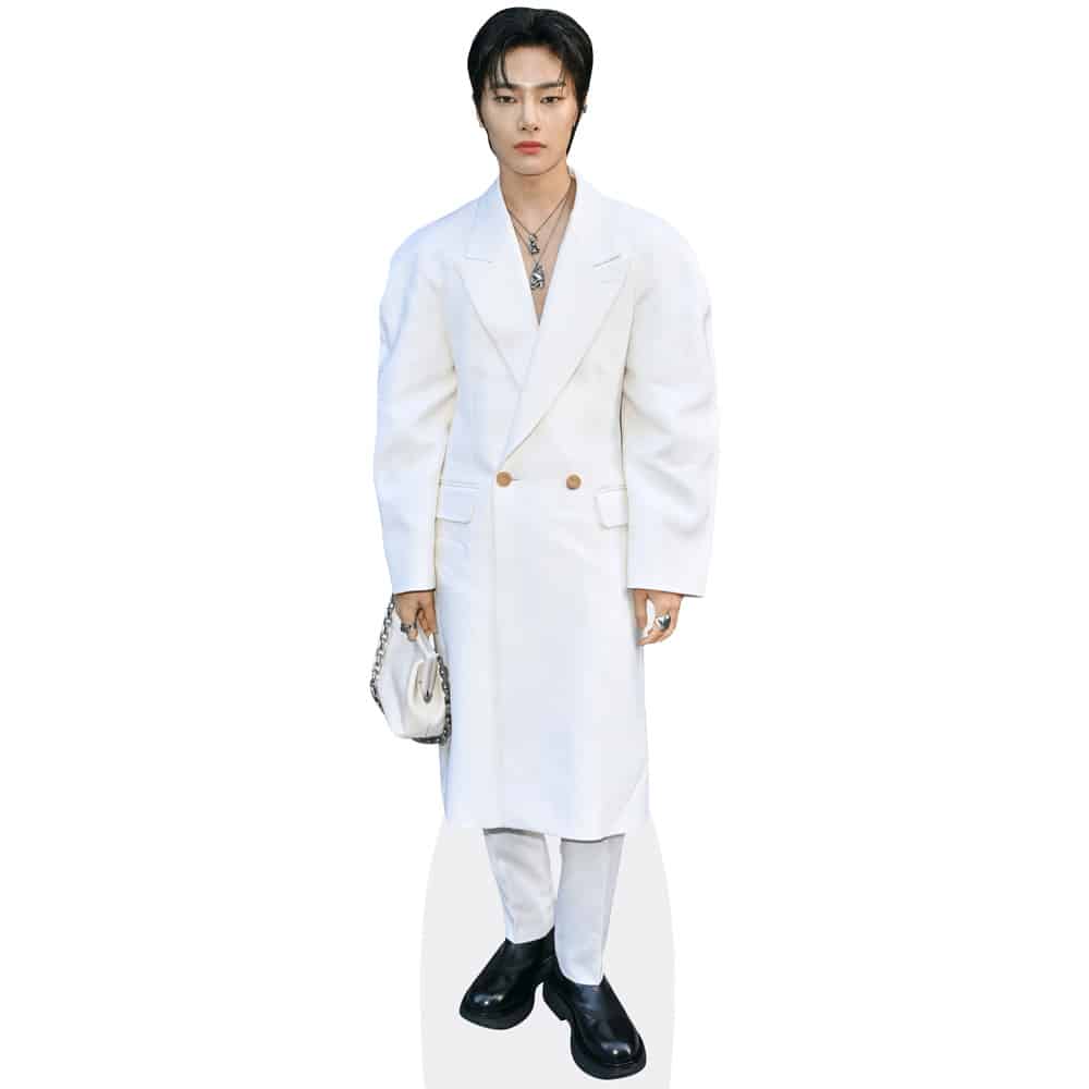 I N (White Outfit) Cardboard Cutout