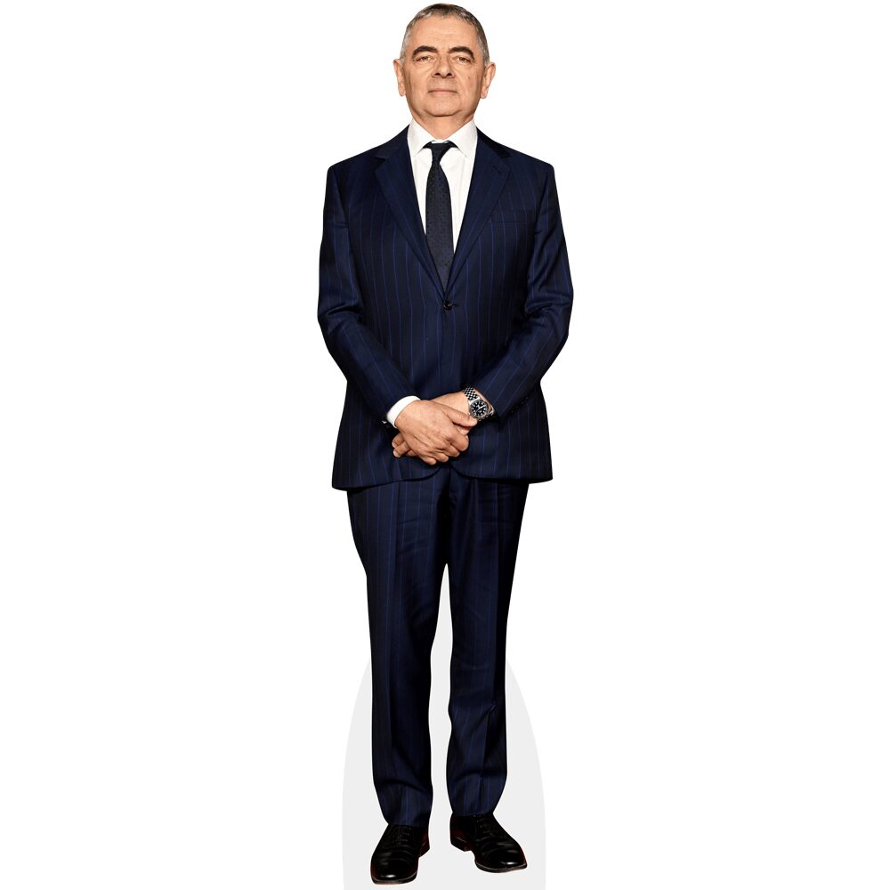 Rowan Atkinson (Blue Suit) Cardboard Cutout
