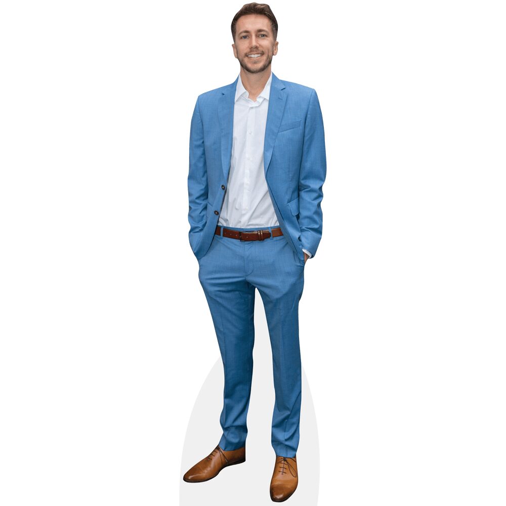 Simon Minter (Blue Suit) Cardboard Cutout