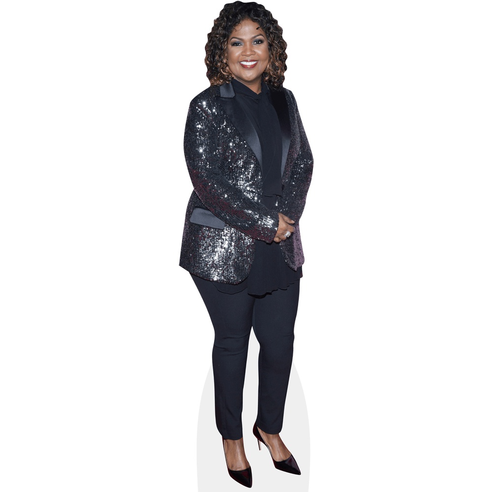 Priscilla Marie Love (Black Outfit) Cardboard Cutout