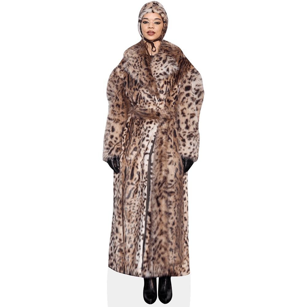 Tanzyn Crawford (Fur) Cardboard Cutout